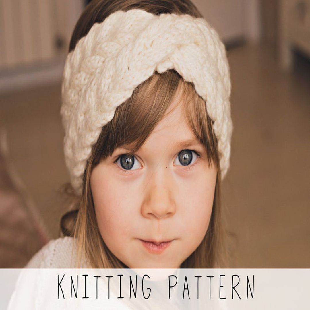 Twist headband KNITTING PATTERN Cable Headband Knitting Patt | Inspire ...