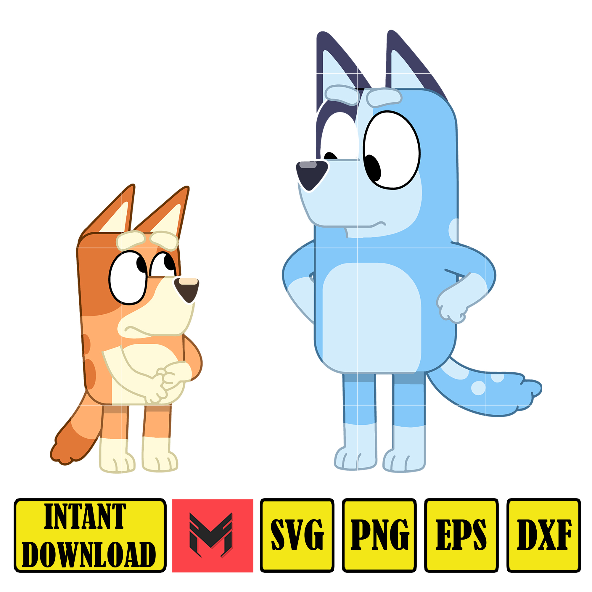 Bluey SVG, Bluey Cut Files, Bluey Clipart, Bluey PNG, Bluey - Inspire ...