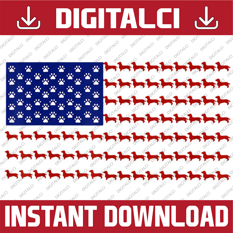 Dachshund American Flag Memorial day, American Flag, Indepen | Inspire ...