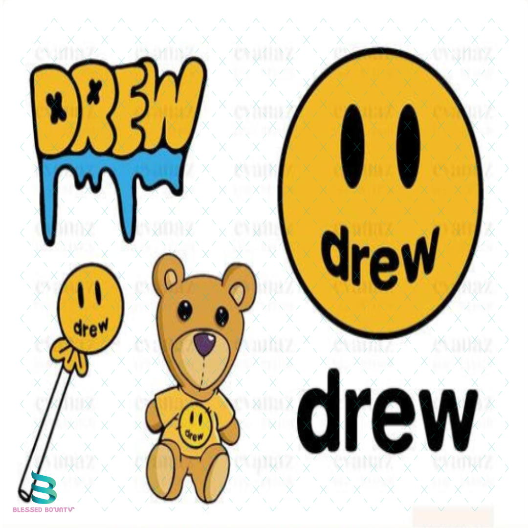 Drew Bundle Logo Svg, Drew Svg, Smile Svg, Fashion Logo Svg | Inspire ...