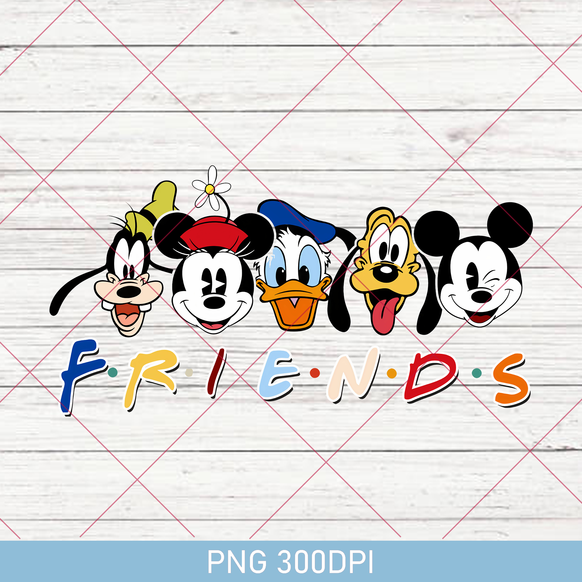 Disneyland Characters Friends PNG, Vintage Mickey And Friend | Inspire ...