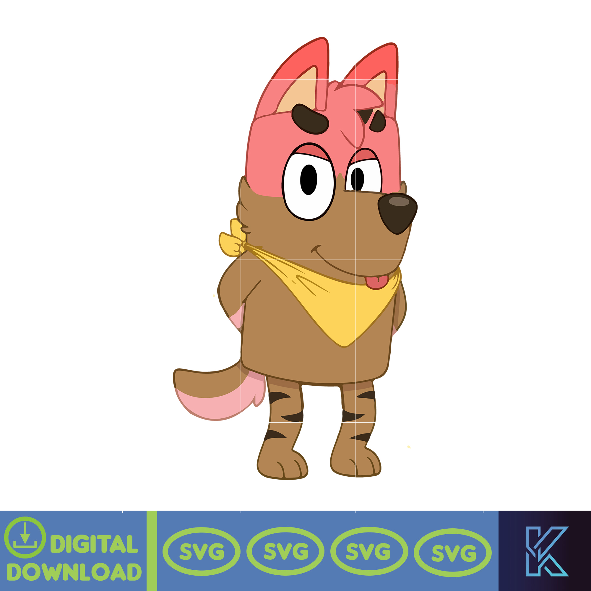 Bluey SVG, Bluey Cut Files, Bluey Clipart, Bluey PNG, Bluey | Inspire ...