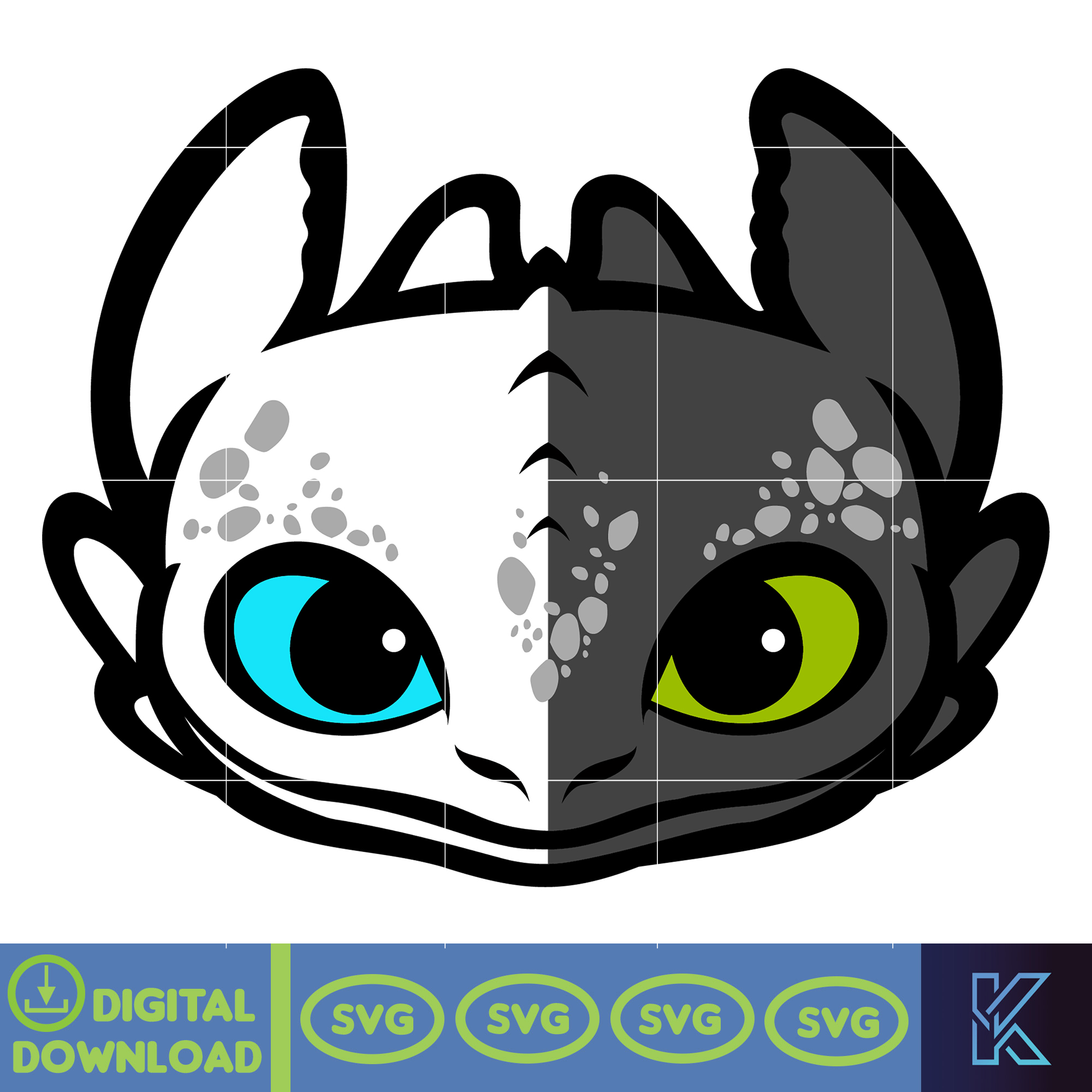 How to Train Your Dragon SVG, Dragon SVG, Toothless svg, car - Inspire ...