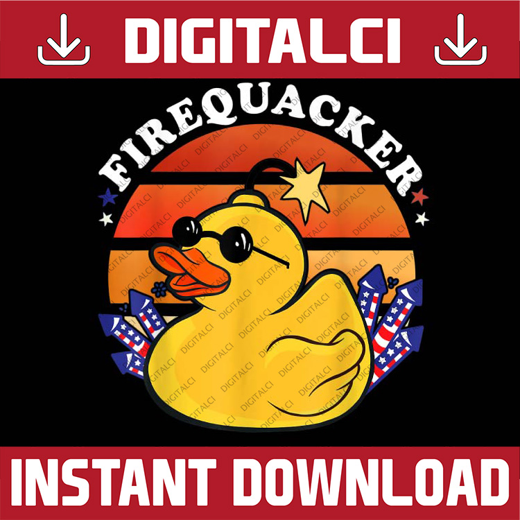 Firecracker Rubber Duck 4th of July Patriotic Firequacker Me | Inspire ...