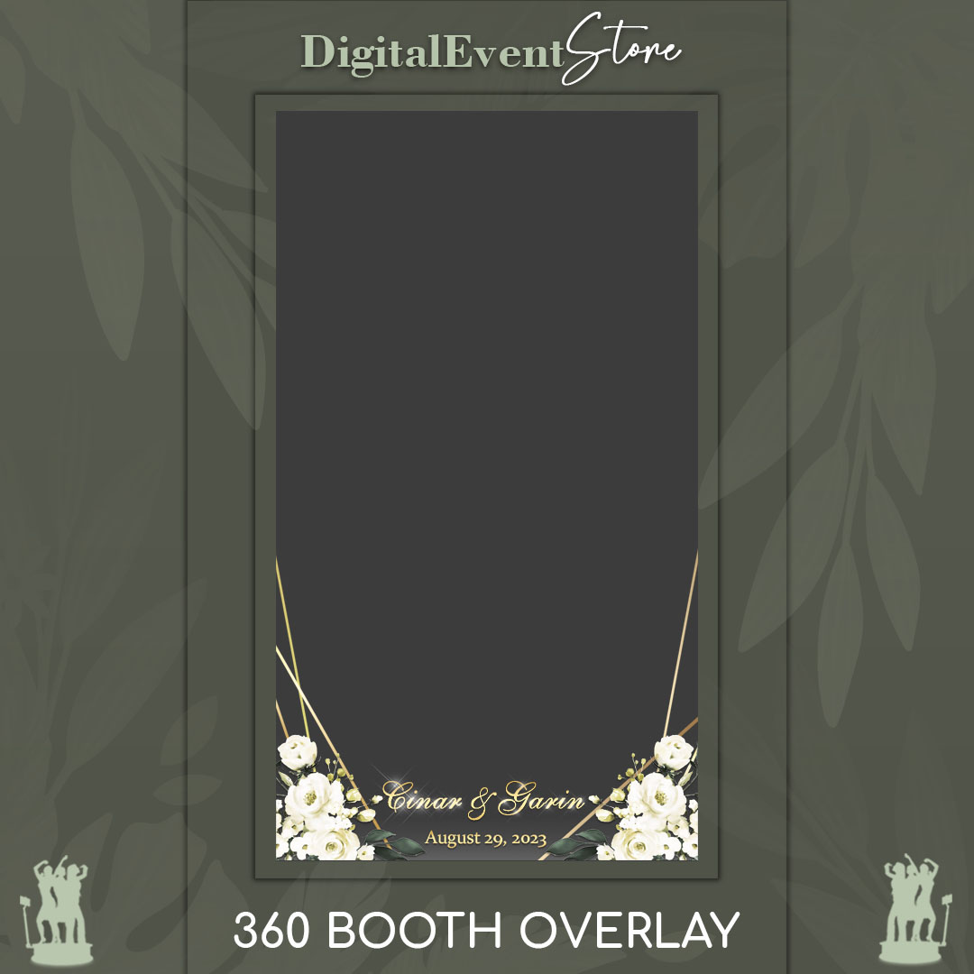 360 Overlay Template 360 Wedding Photobooth 360 Custom Video - Inspire ...