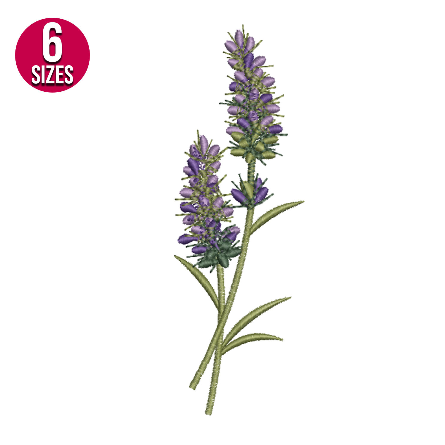 Lavender embroidery design, Machine embroidery pattern, Inst | Inspire ...