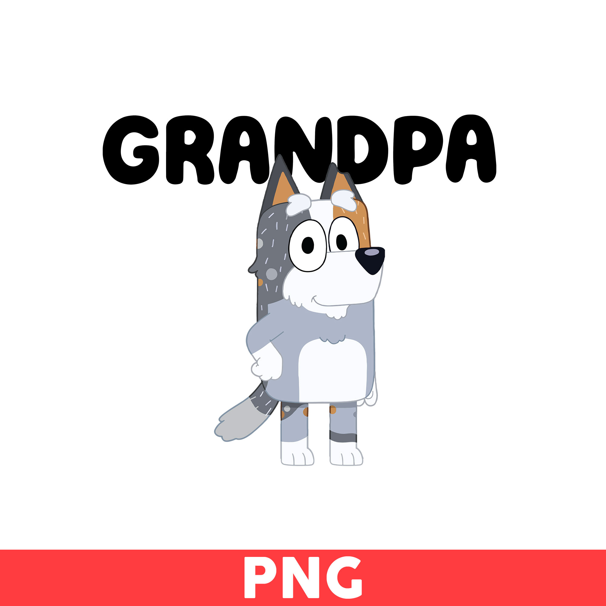 Bluey Bob Grandpa Svg, Bluey Bob Dog Svg, Bob Svg, Bluey Dog | Inspire ...