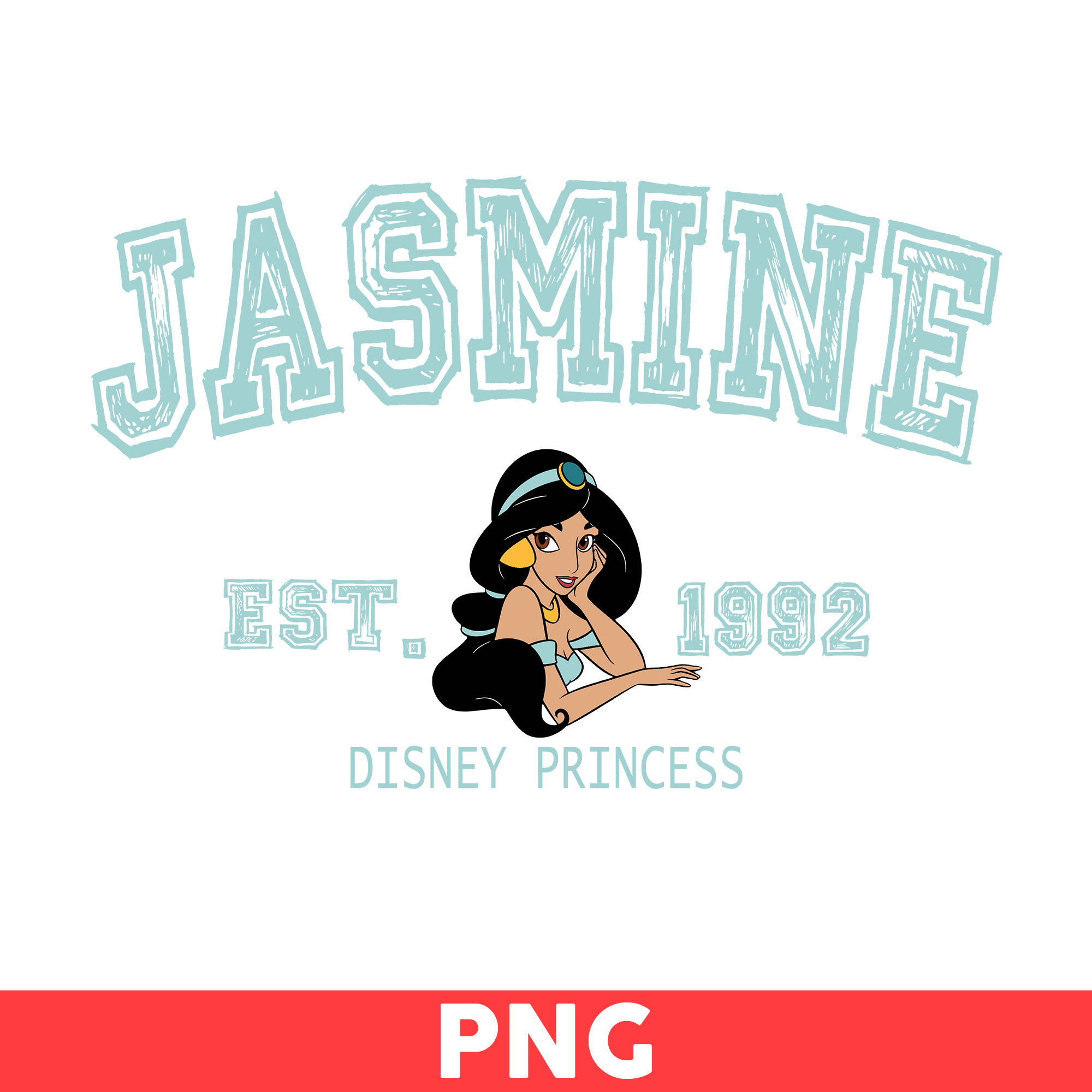 Jasmine Est 1992 Png, Jasmine Png, Aladdin Png, Disney Princ | Inspire Uplift