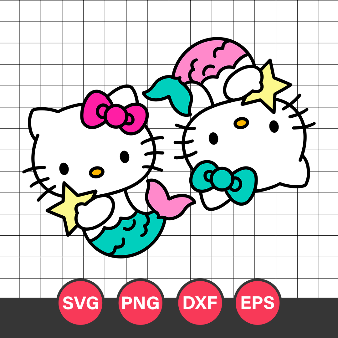 Hello Kitty Pisces Svg, Hello Kitty Zodiac Svg, Hello Kitty - Inspire ...