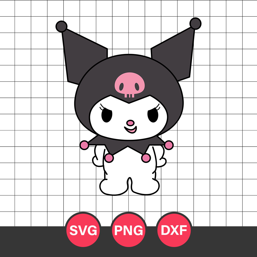 Kuromi Svg, Hello Kitty Svg, Kawaii Kitty Cat Svg, Svg, Cart | Inspire ...