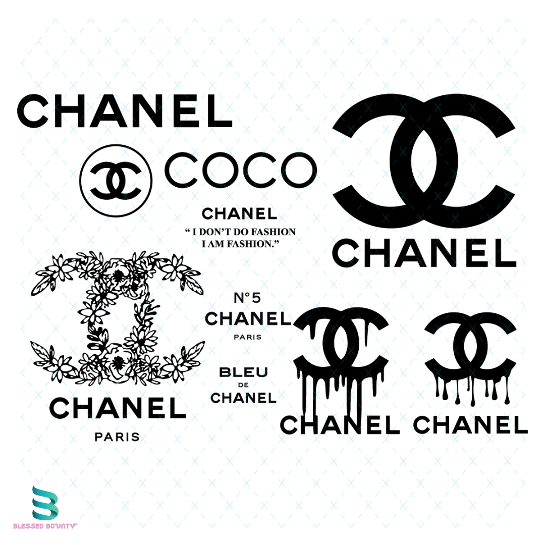 Chanel Logo Bundle Svg, Chanel Svg, Dripping Chanel Svg - Inspire Uplift