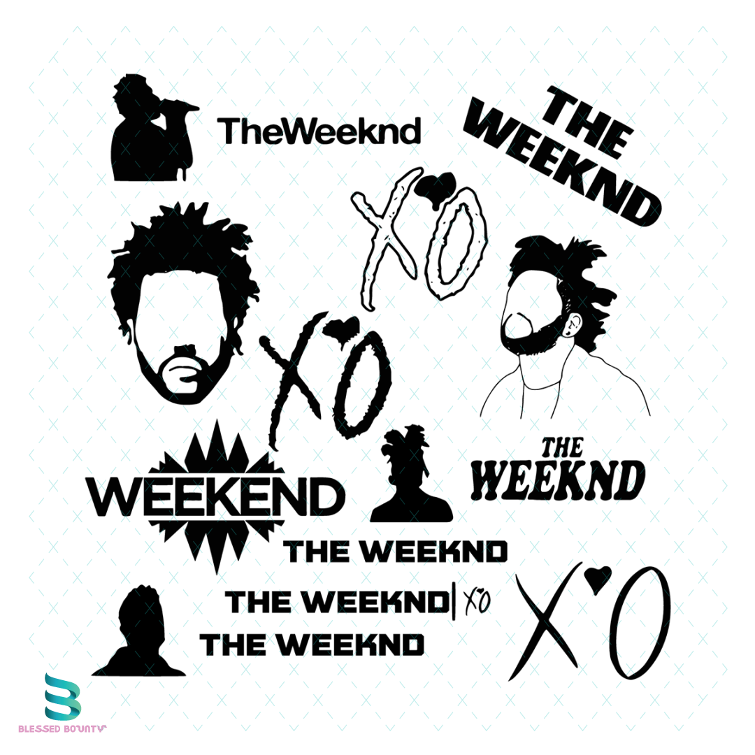 The Weeknd Bundle Svg, The Weeknd Svg, XO Svg, Pop Star Svg - Inspire ...