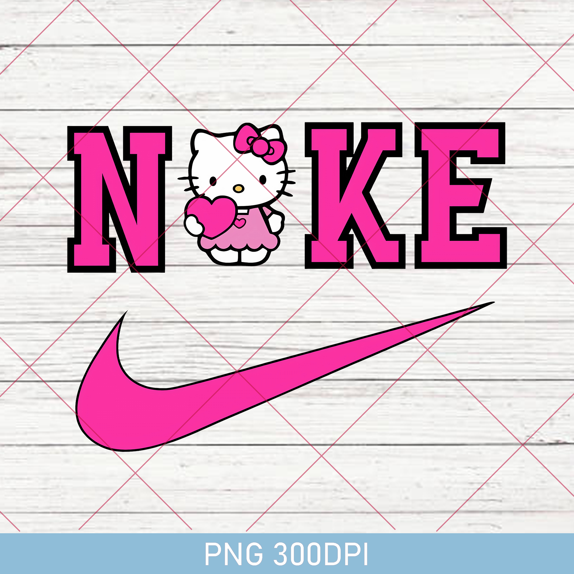 Cute Hello Kitty Nike PNG, Logo Nike Kitty PNG, Kawaii Kitty | Inspire ...