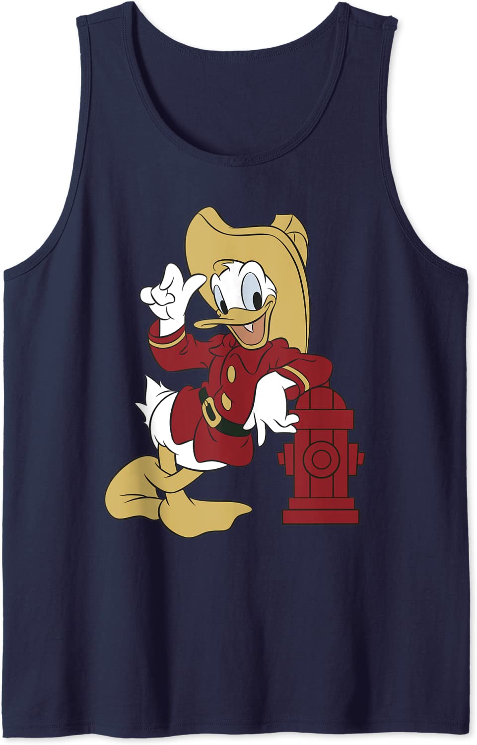Disney Donald Duck Firefighter Outfit Tank Top | Inspire Uplift