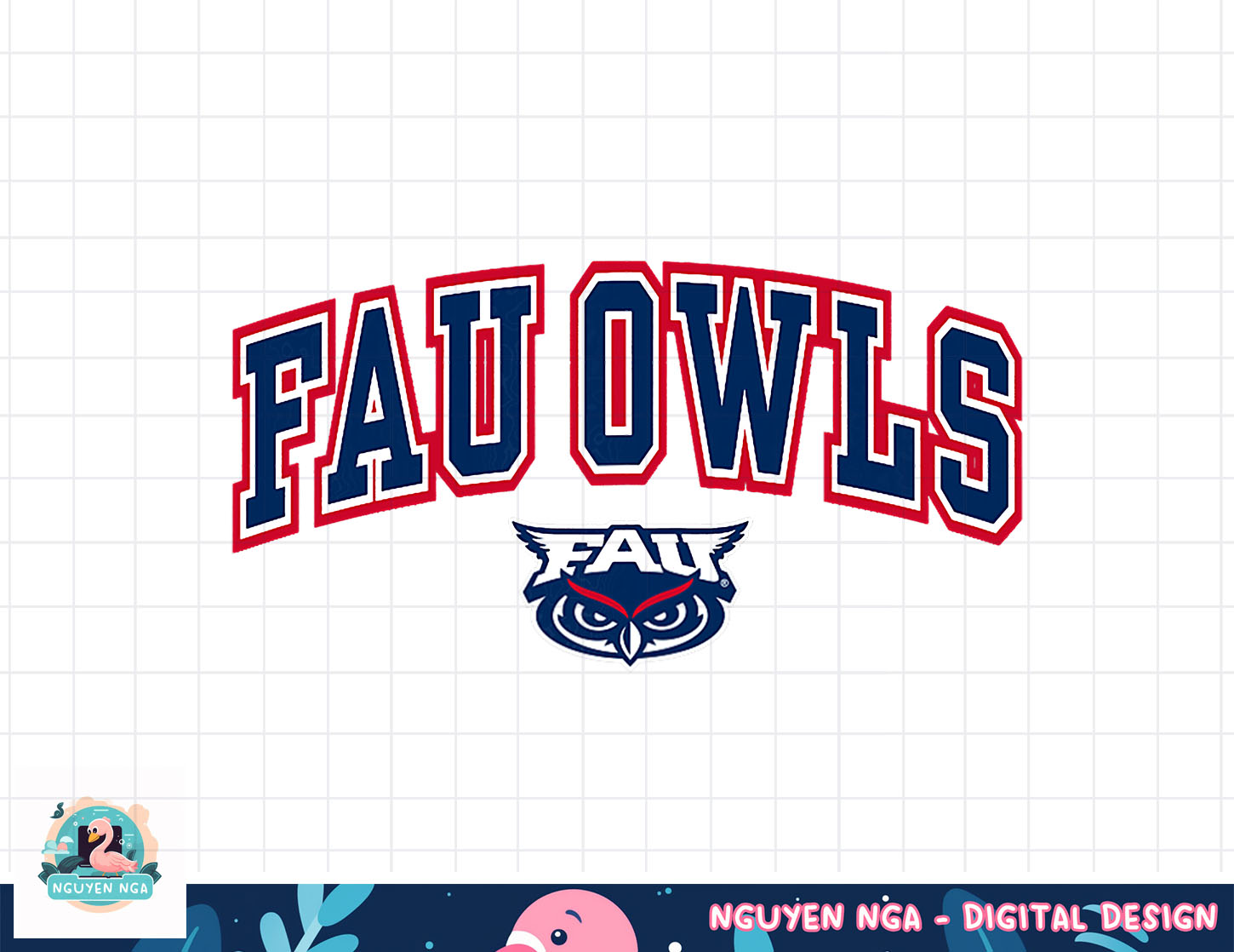 Florida Atlantic Owls Womens Arch Over Dark Heather png, su | Inspire ...