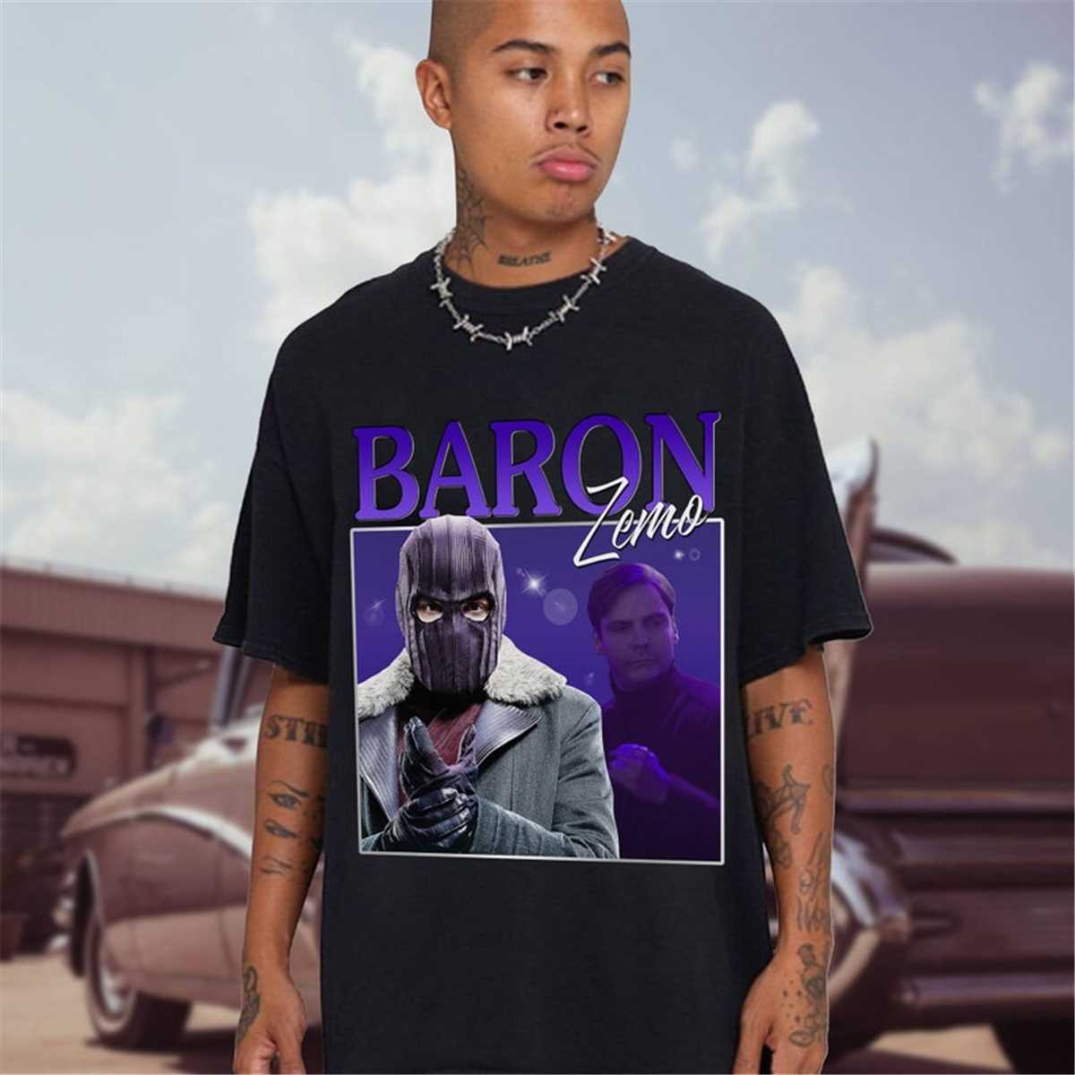 Baron Zemo Vintage Graphic Tee, Baron Zemo Shirt Daniel Bruh | Inspire ...