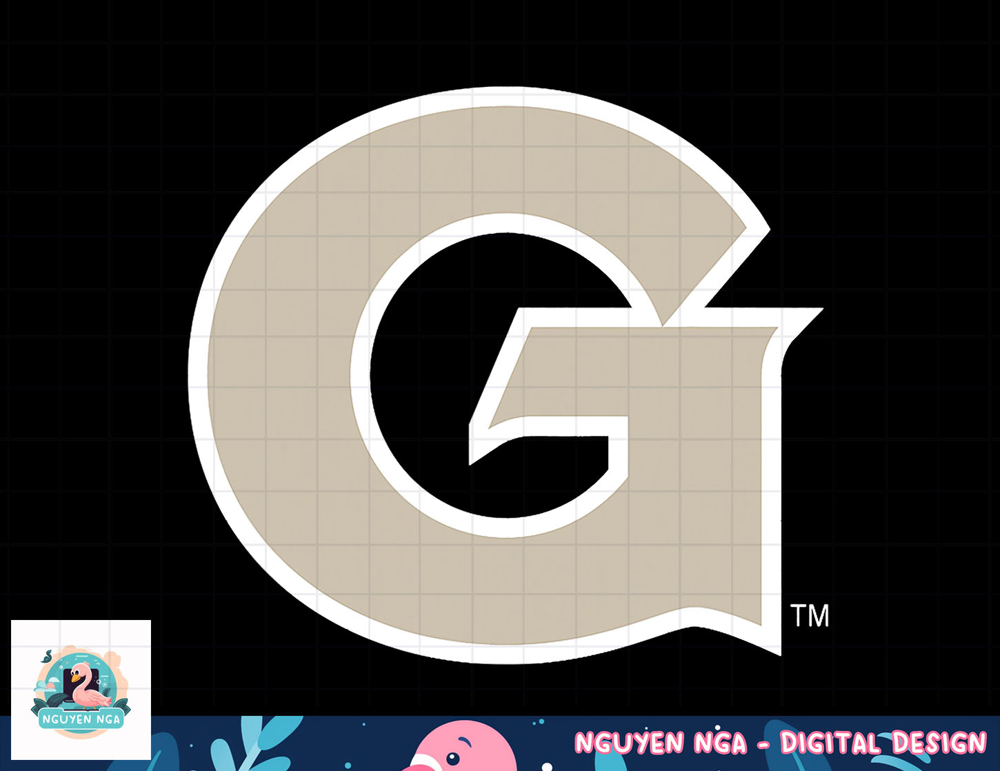 Georgetown Hoyas Icon Officially Licensed png, sublimation | Inspire Uplift