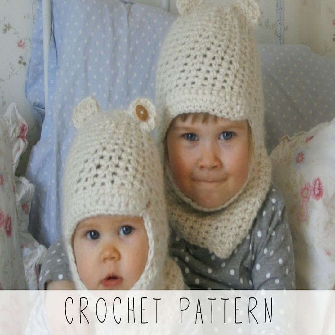 Balaclava CROCHET PATTERN Kids Balaclava Crochet Pattern Bab - Inspire ...
