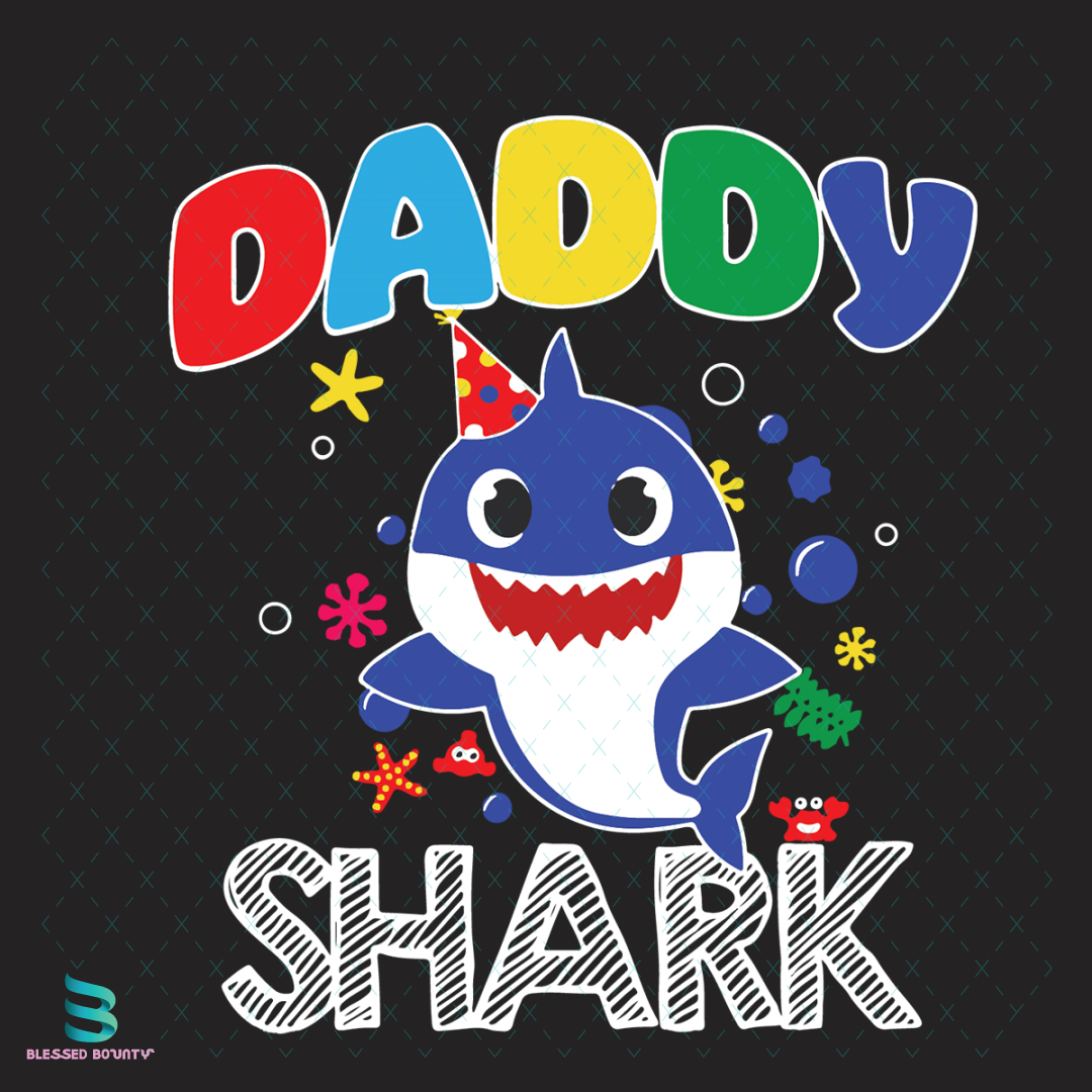 Daddy Shark Svg, Fathers Day Svg, Daddy Svg, Shark Svg, Love - Inspire ...