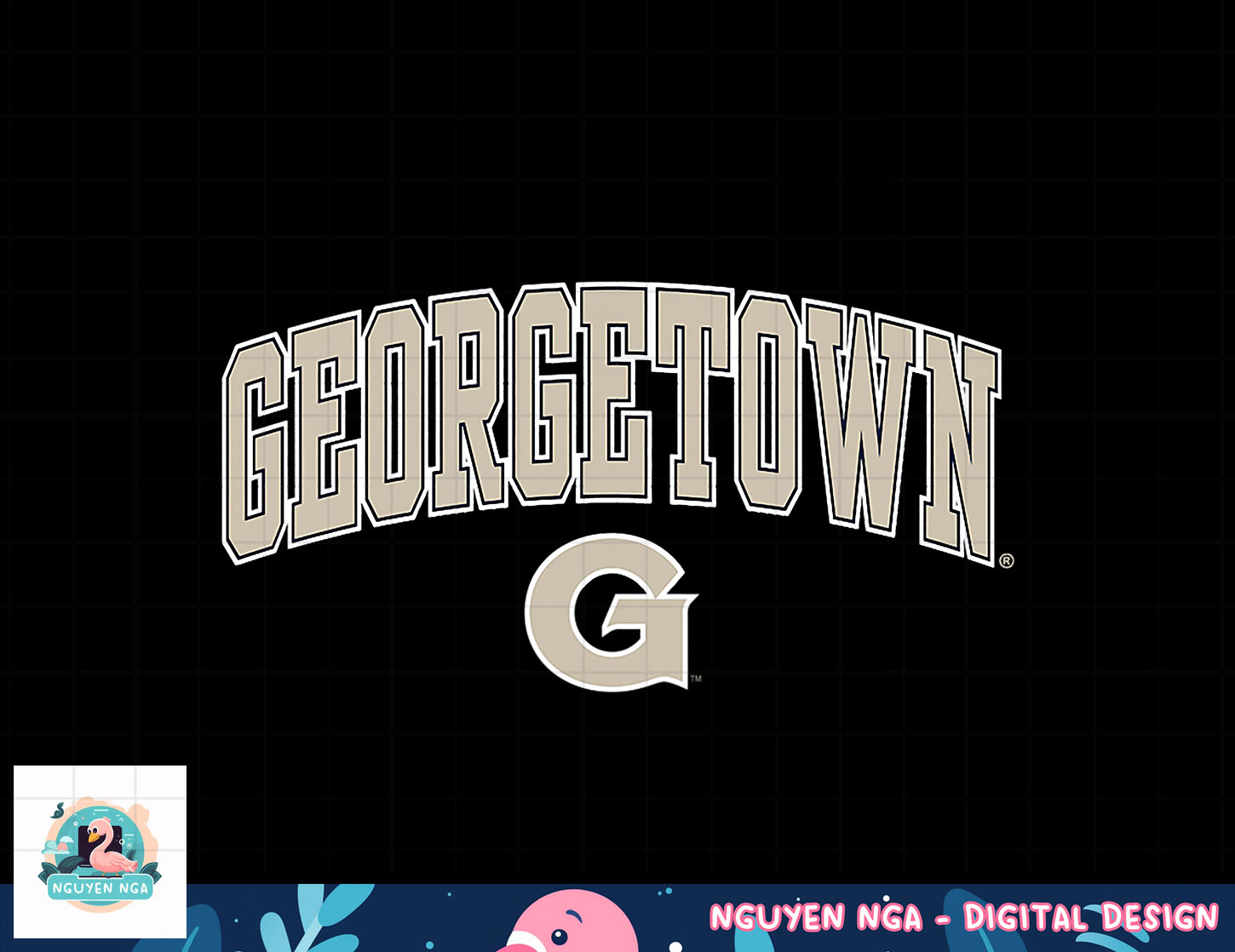 Kids Georgetown Hoyas Kids Arch Over Navy Officially License | Inspire ...