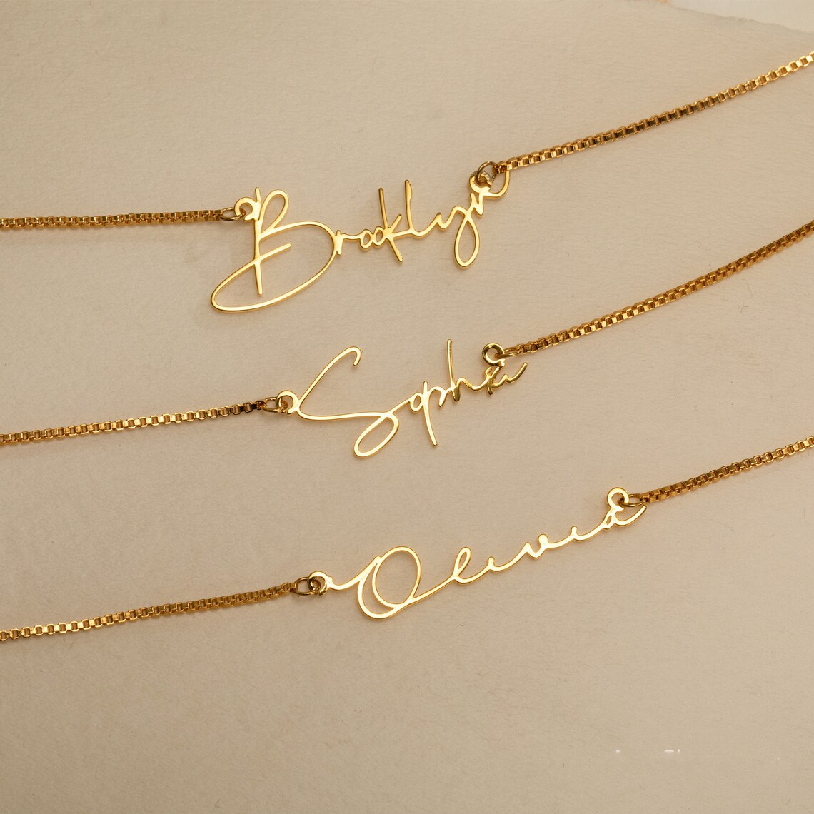 Personalized Name Necklace Custom Name Necklace Gift Jewelry | Inspire ...
