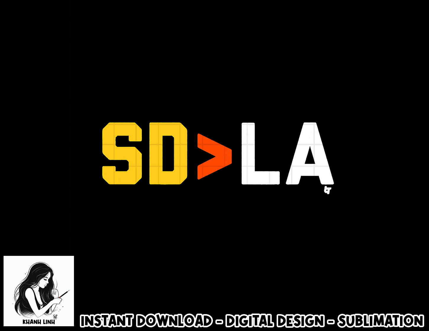 SDLA - San Diego Baseball png, sublimation - Inspire Uplift