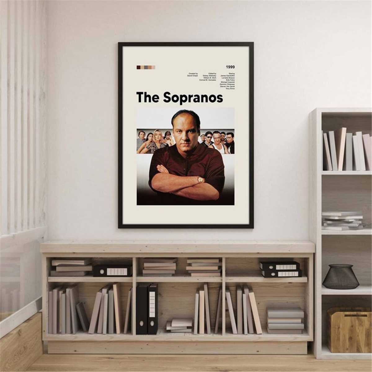 The Sopranos Poster Vintage Sopranos Movie Poster Paulie Gua - Inspire ...