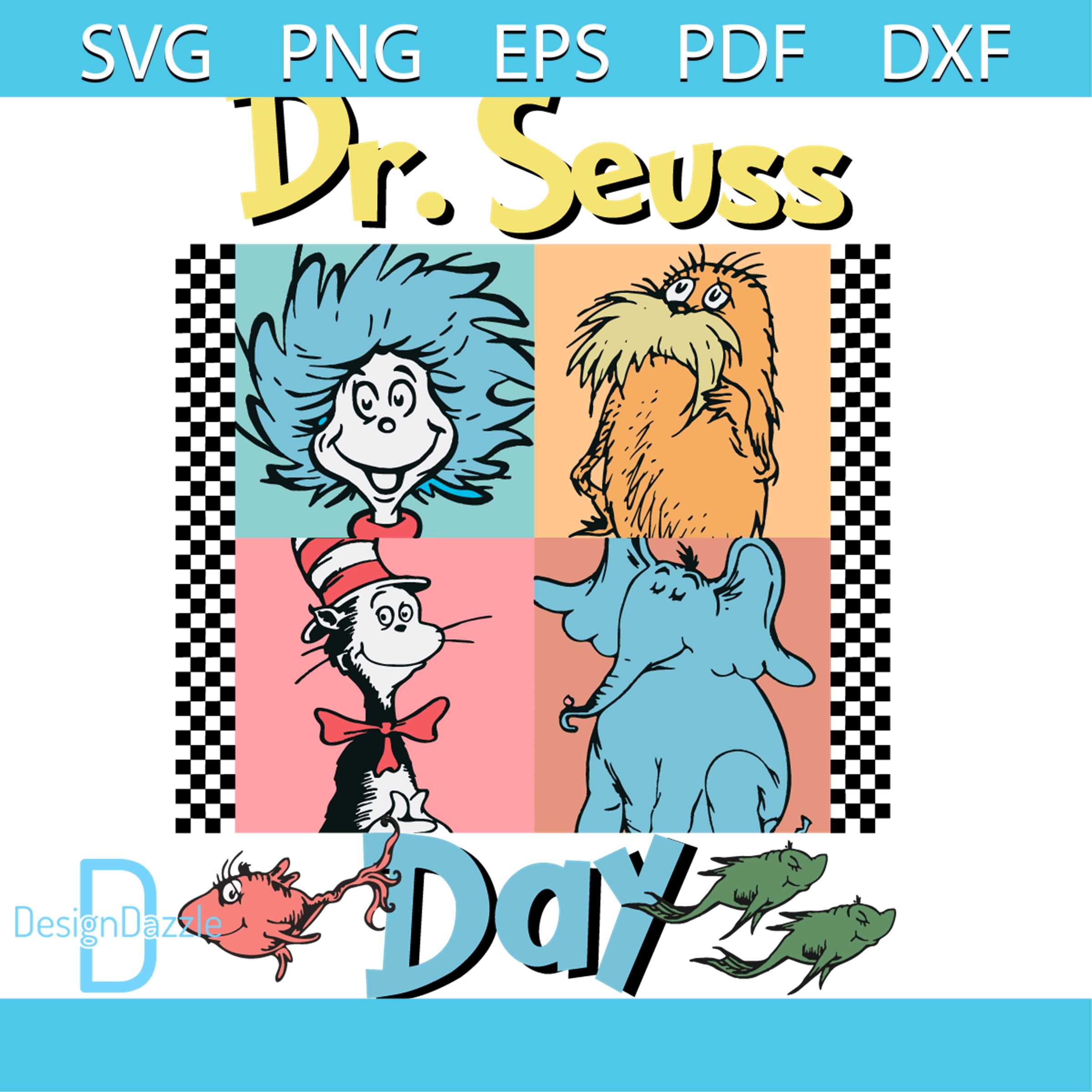 Dr Seuss Day Comic Dr Seuss Figure Svg Graphic Designs Files | Inspire ...