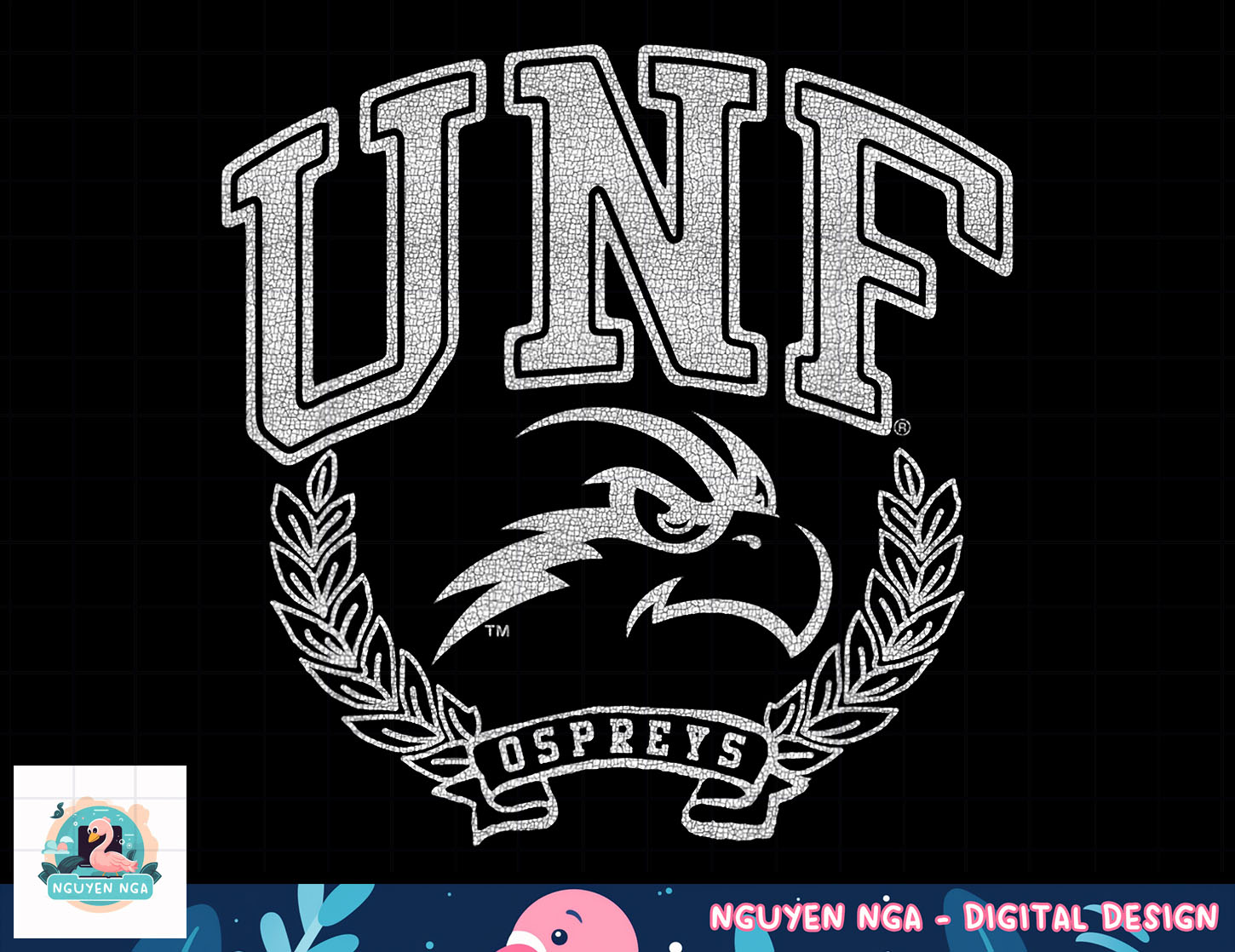 North Florida Ospreys Victory Logo Officially Licensed Navy | Inspire ...