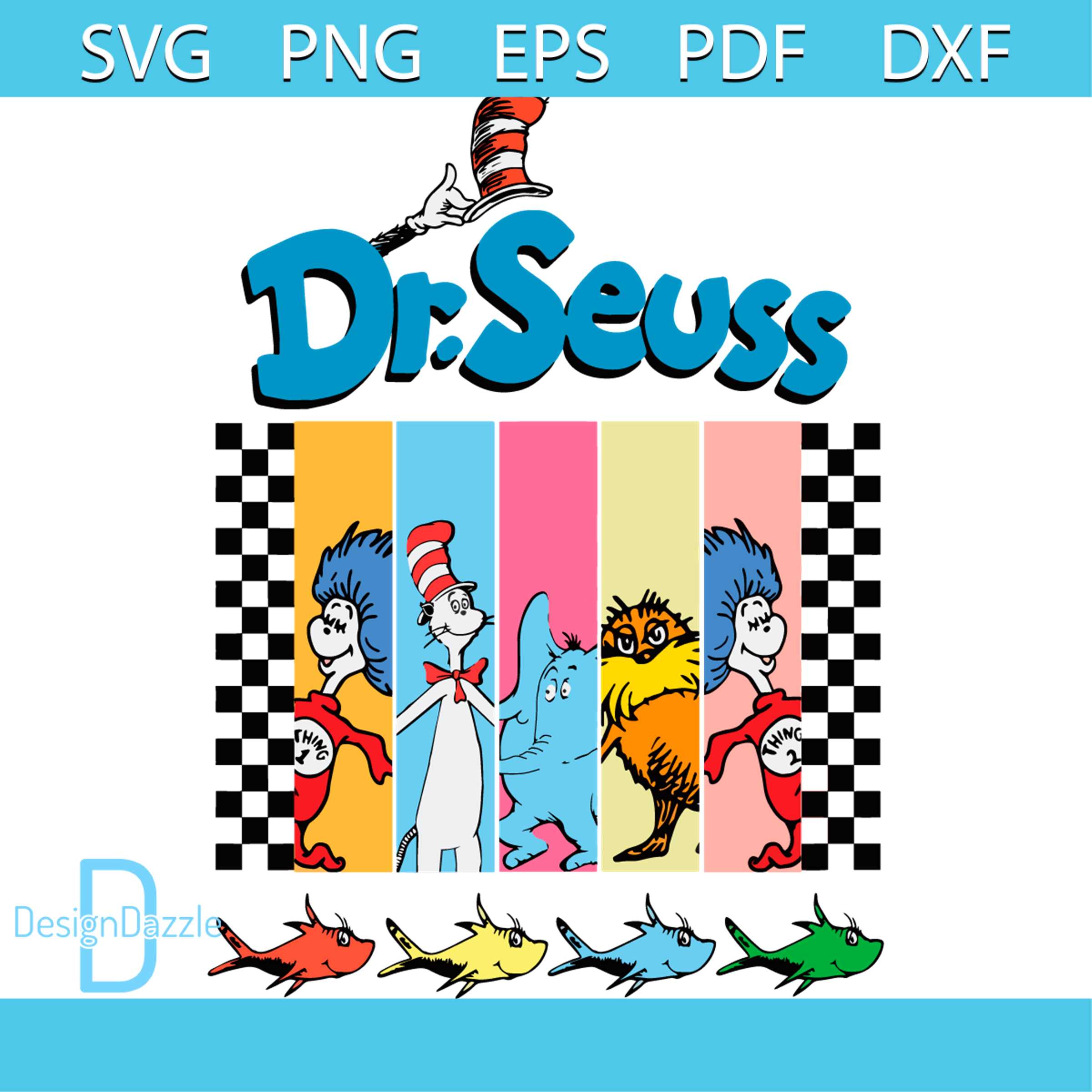Dr Seuss Figure Svg Cutting File For Personal Commercial Use | Inspire ...
