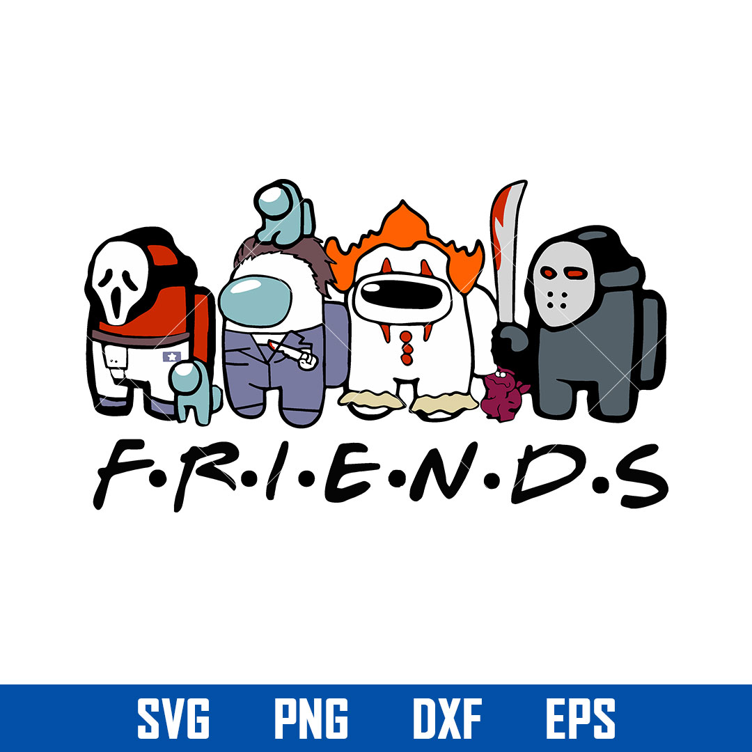 Among Us Horror Friends Svg, Among Us Horror Svg, Horror Mov | Inspire ...