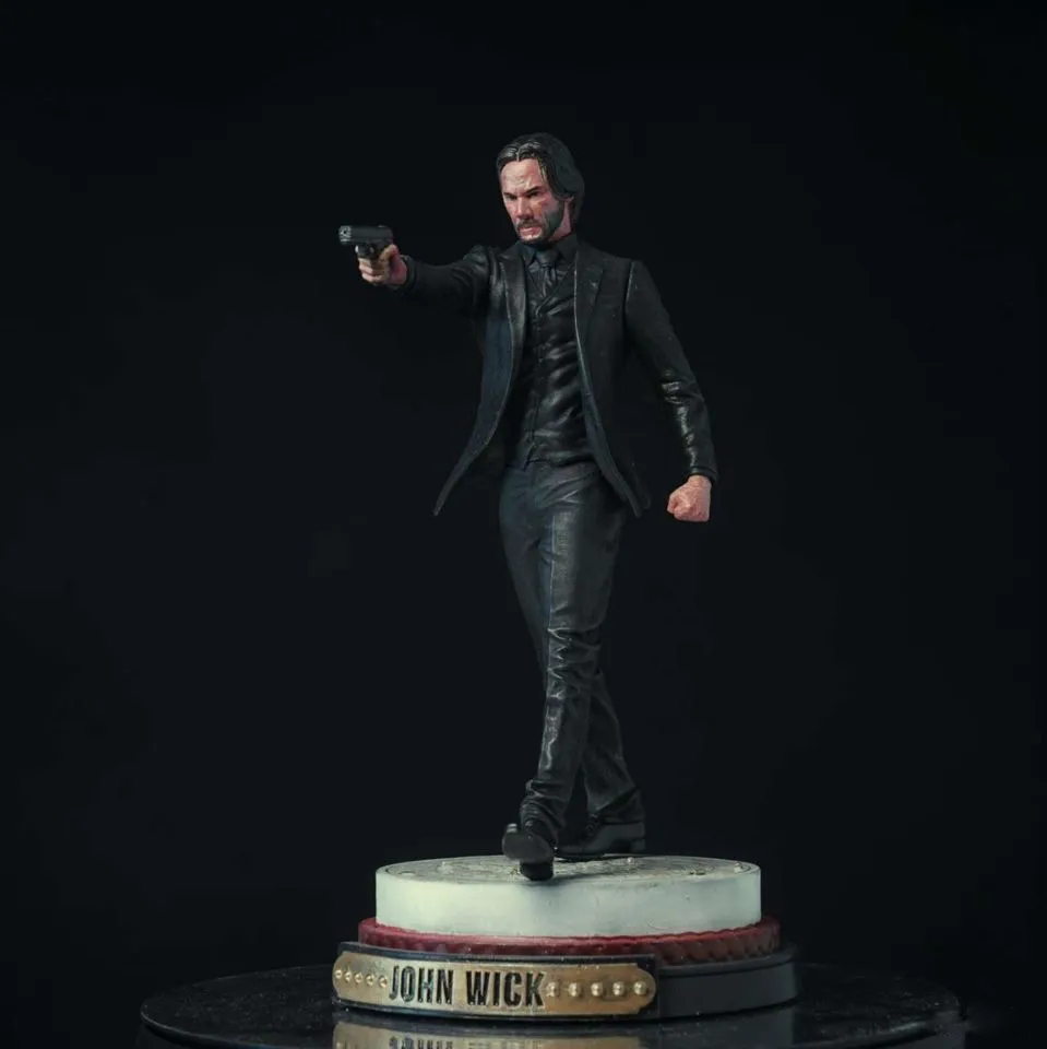 John Wick 3D printed hand painted custom figure, John Wick m | Inspire ...