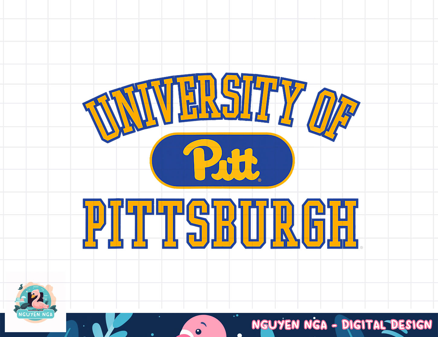 Pittsburgh Panthers Varsity Logo Officially Licensed png, s | Inspire ...