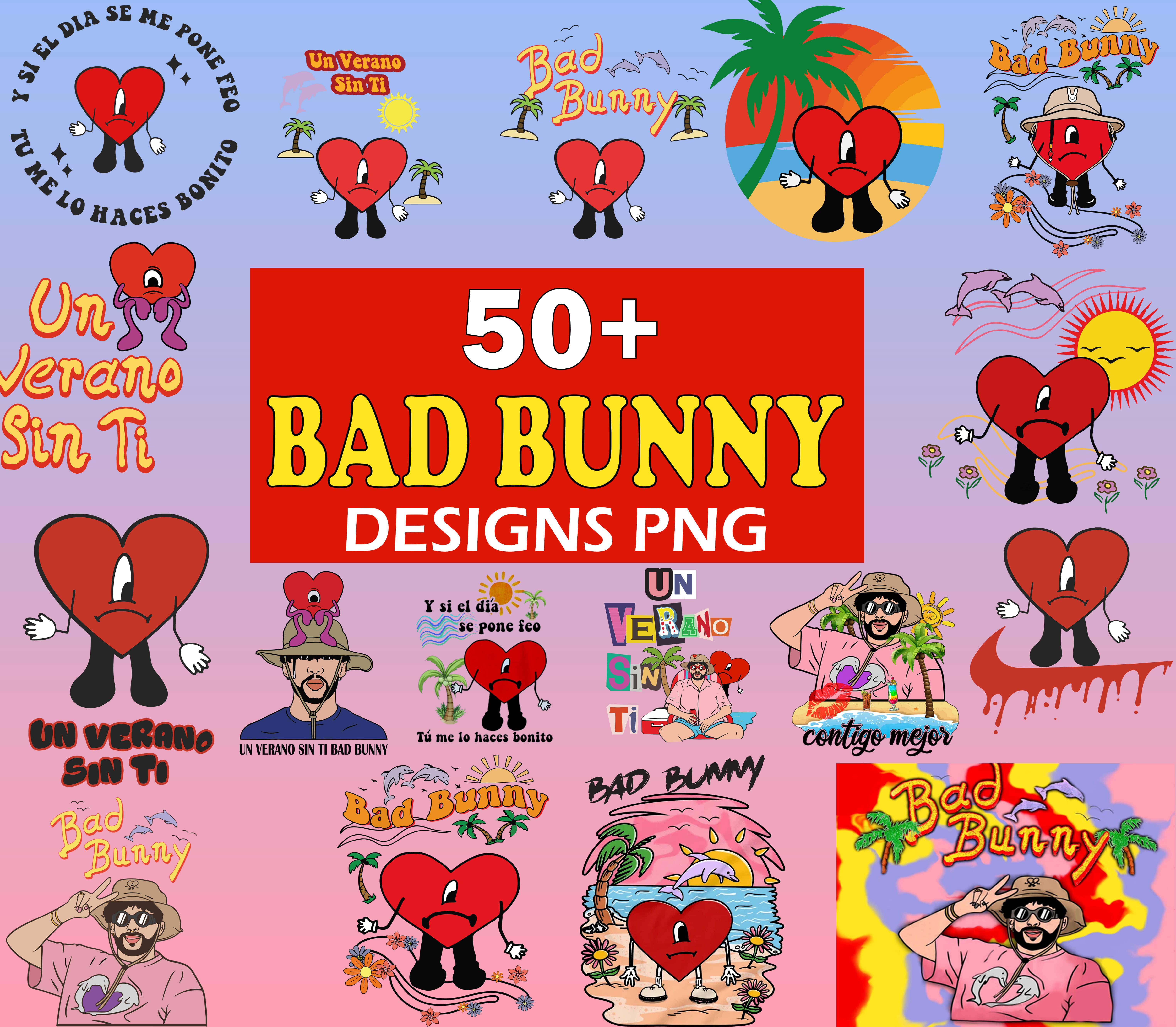 Bad Bunny Svg Bundle, Bad Bunny Svg, Bad Bunny Bundle, Bad B | Inspire ...