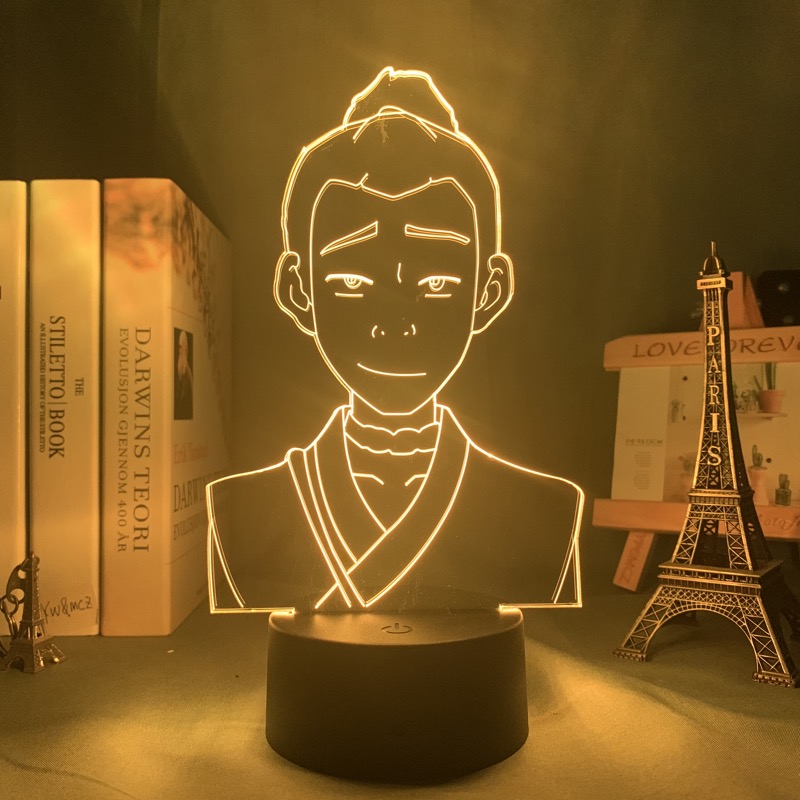 Sokka Light Avatar The Last Airbender Lamp 3D Desk Light - Inspire Uplift