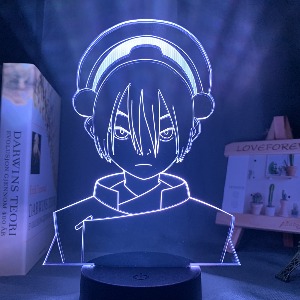 Toph Beifong Light Avatar The Last Airbender Night Lamp 3D - Inspire Uplift