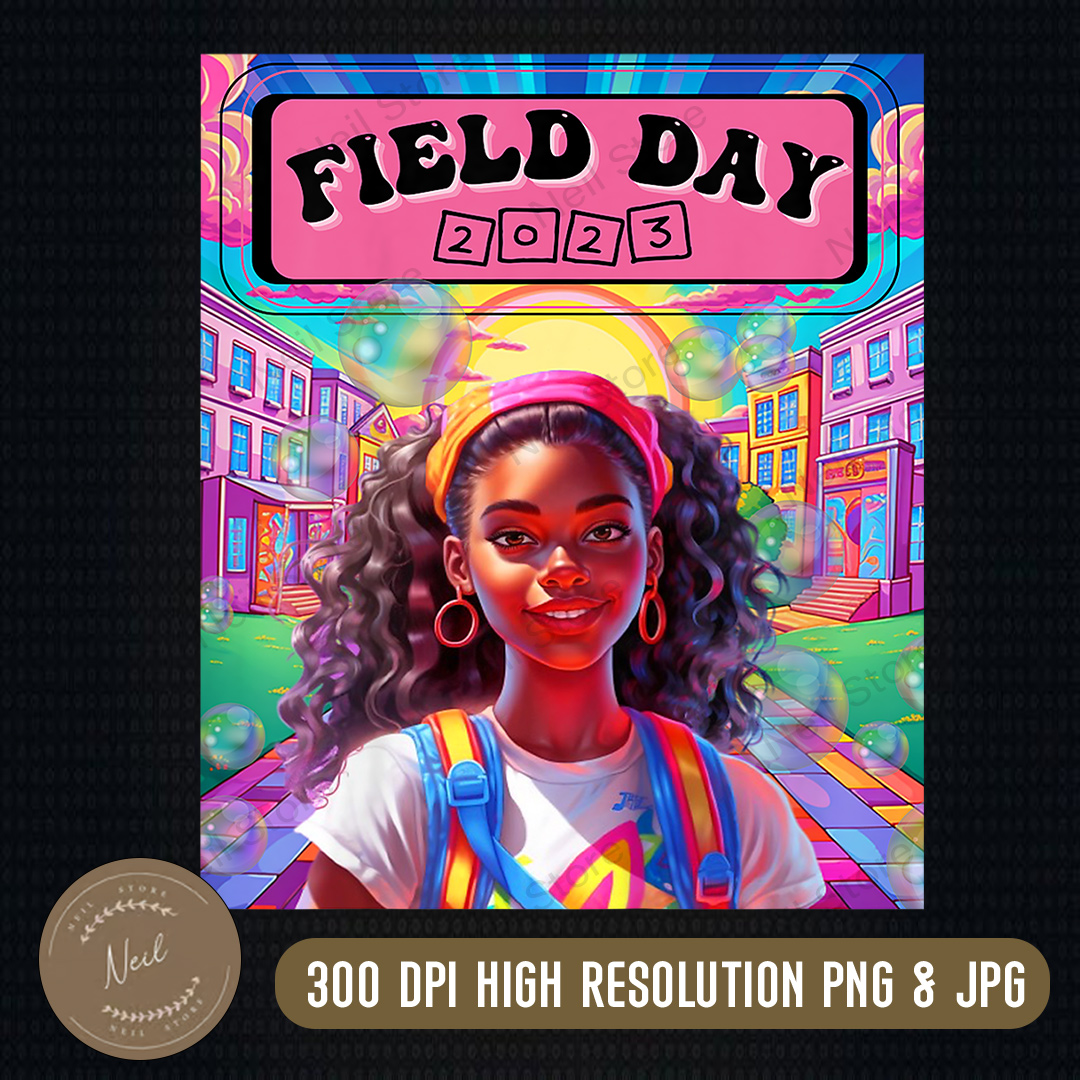 Field Day 2023,Kids Colorful Rainbow Sunny Field Day Girls p | Inspire ...