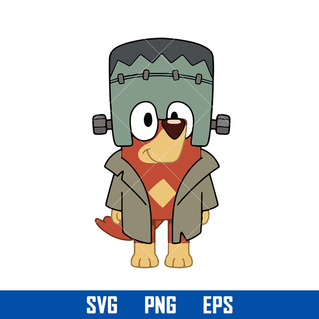 Bluey Rusty Halloween Svg, Bluey Rusty Svg, Bluey Halloween | Inspire ...