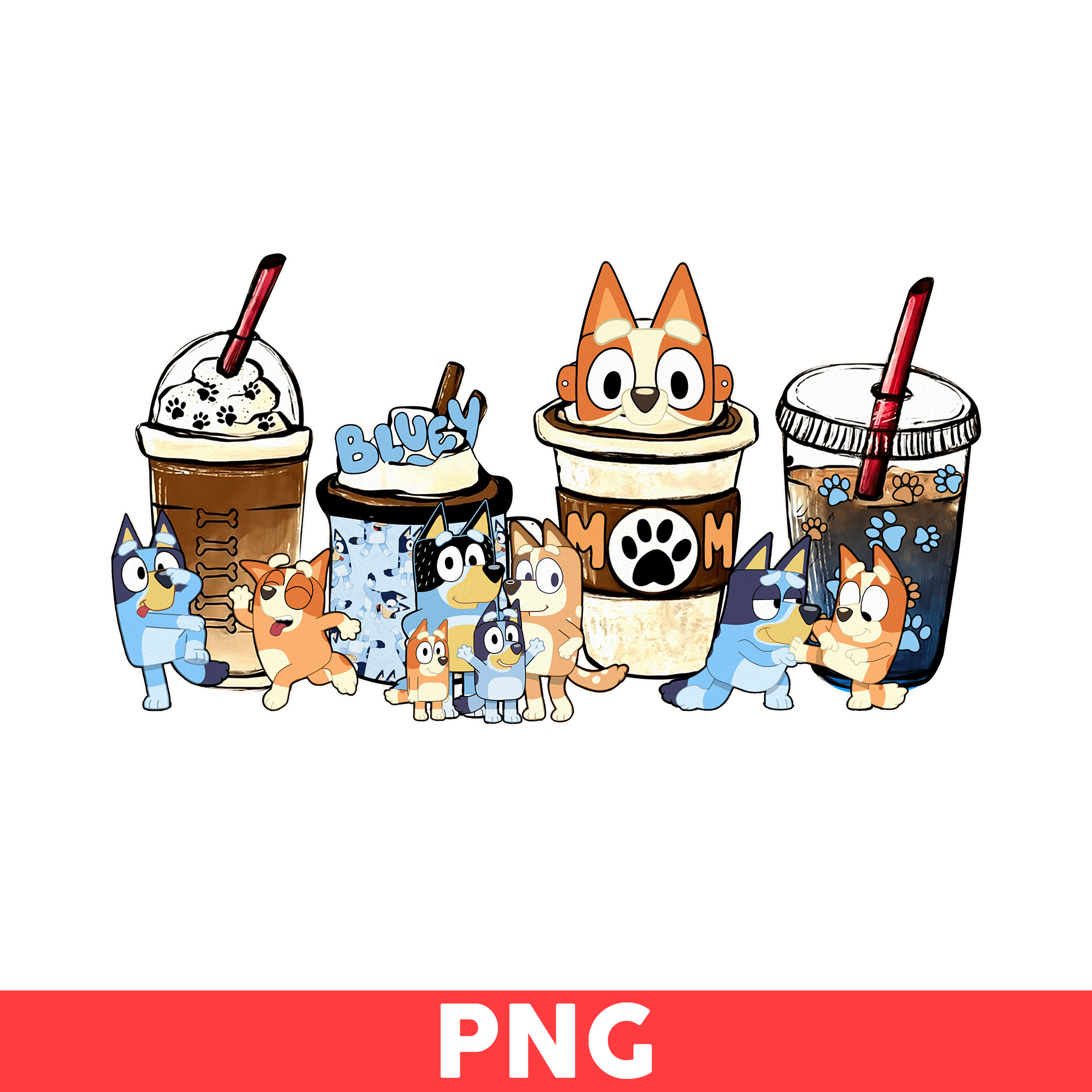 Bluey and Bingo Png Retro Bluey Png Bluey Kids Png Bluey - UK