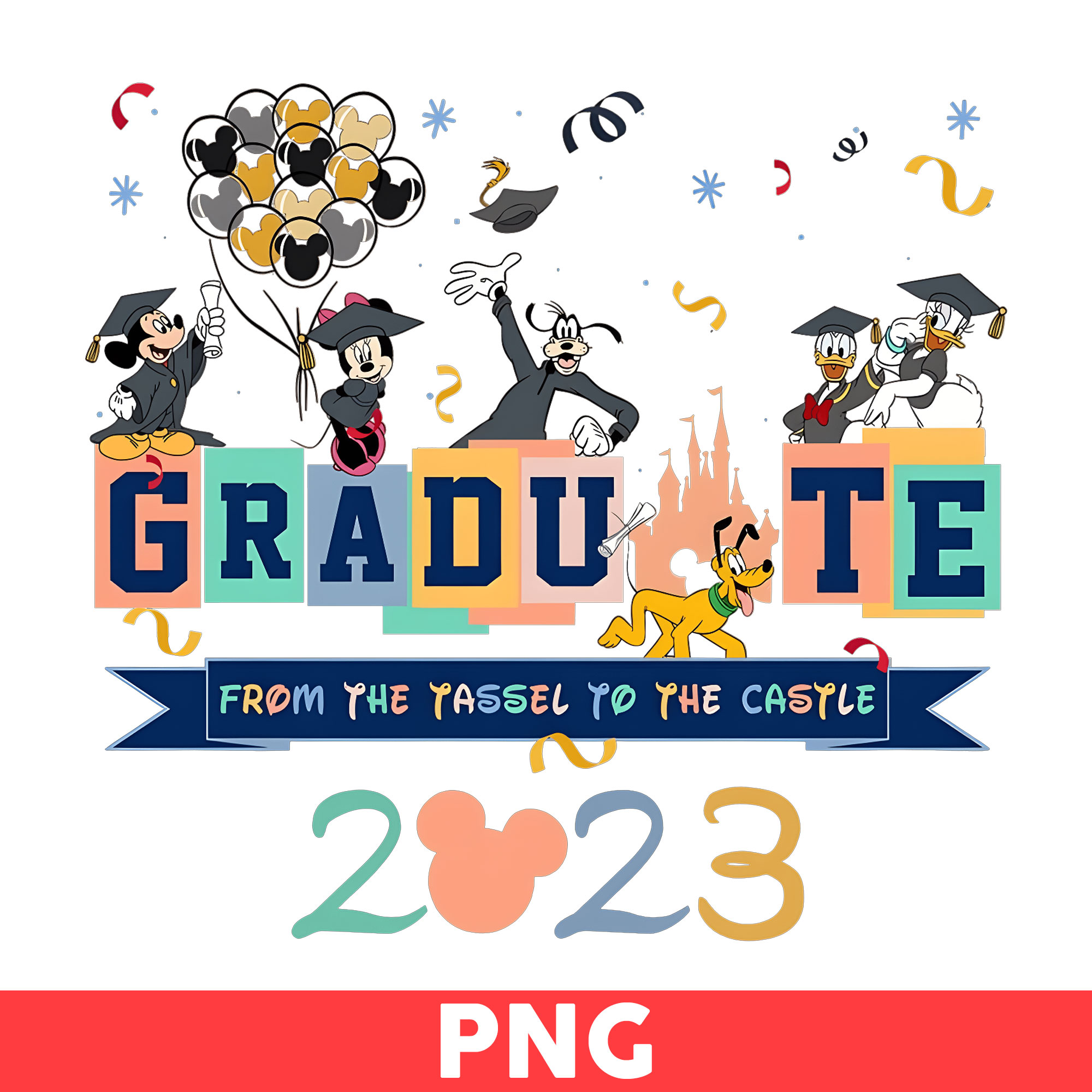 Disney Graduate 2023 Png, Disney Senior Trip Png, Mickey And | Inspire ...