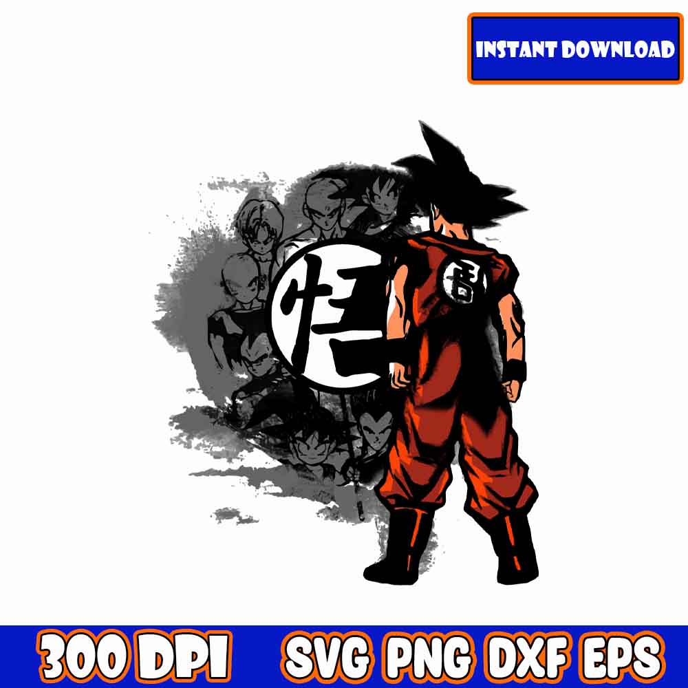 Saiyans SVG, Anime Cutfile, Anime Clipart, Anime Print, Anim | Inspire ...