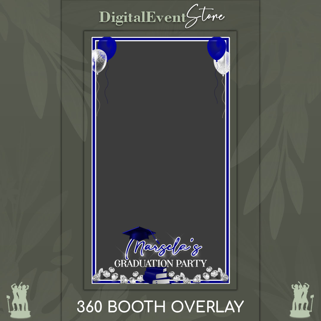 360 Graduation Party Overlay Custom Template 360 Photobooth | Inspire ...