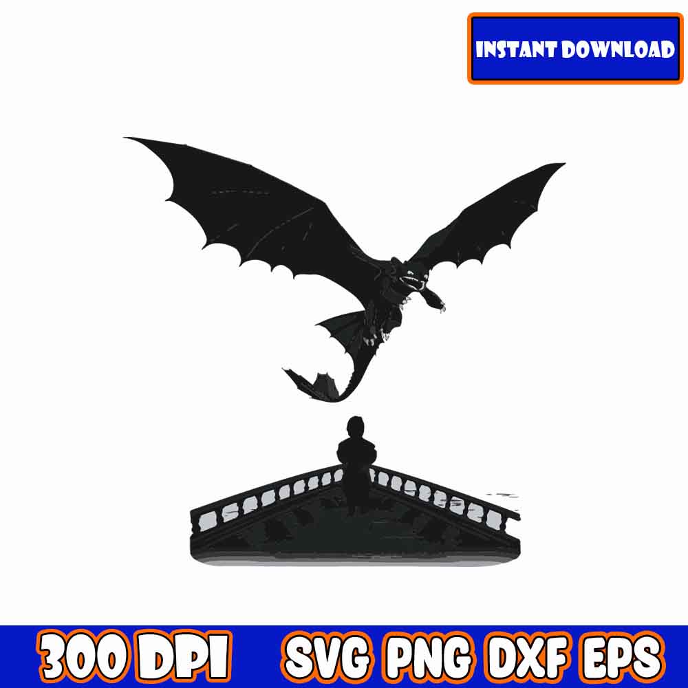 Night Fury is coming SVG | Manga bundle Svg | Cartoon packs - Inspire ...