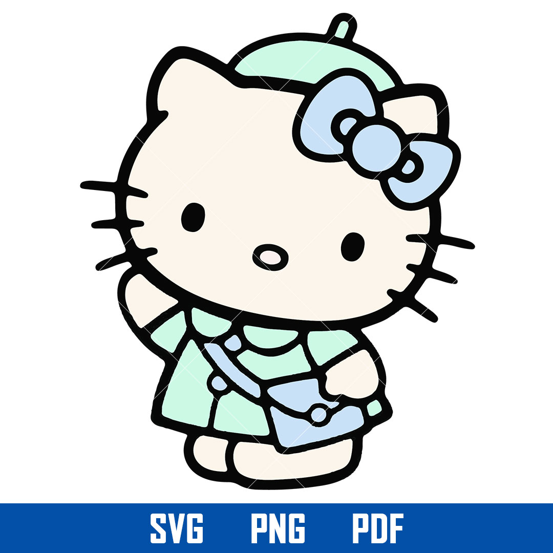 Hello Kitty Svg, Kawaii Kitty Cat Svg, Hello Kitty Cricut Sv | Inspire ...