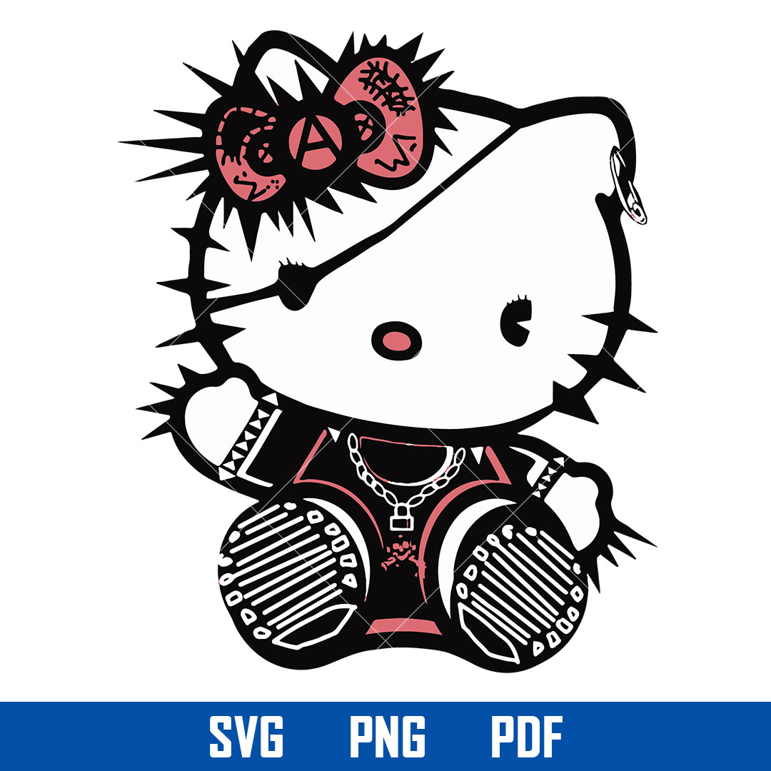 Hello Kitty Svg, Kawaii Kitty Cat Svg, Sanrio Svg, Hello Kit - Inspire ...