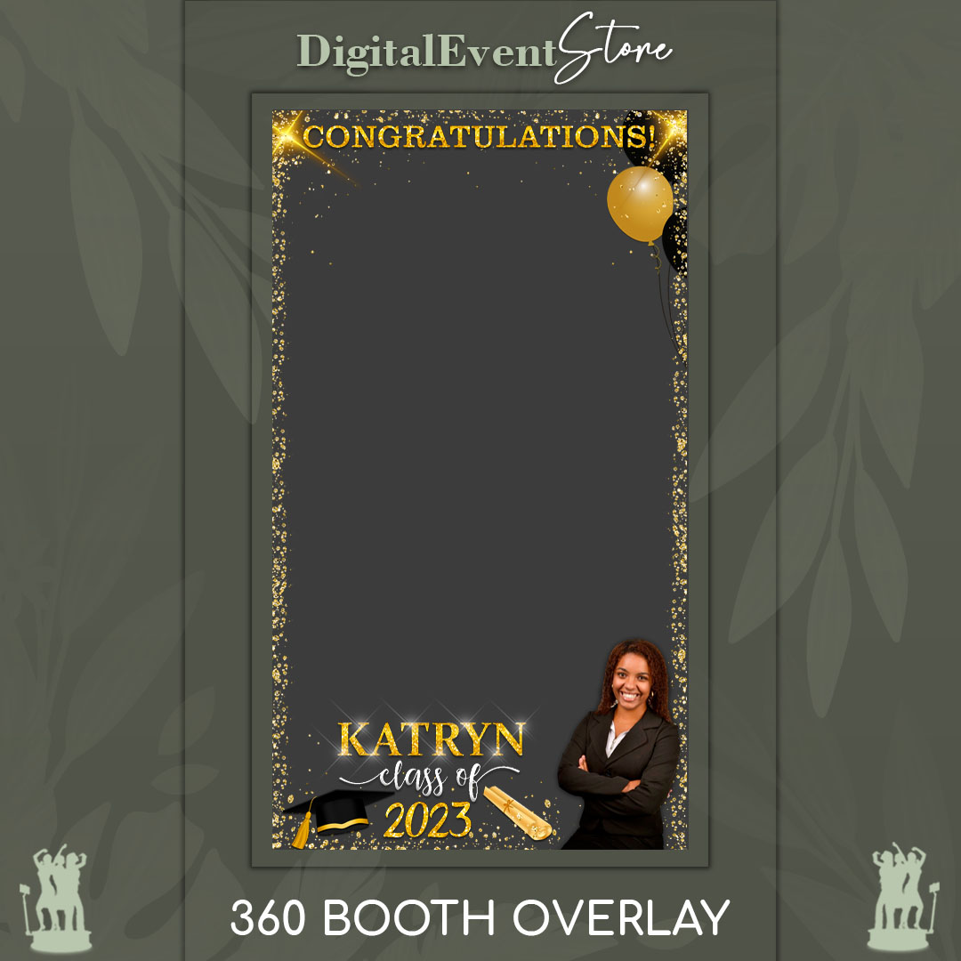 Graduation 360 Overlay Photobooth 360 Custom Template 360 Ov | Inspire ...