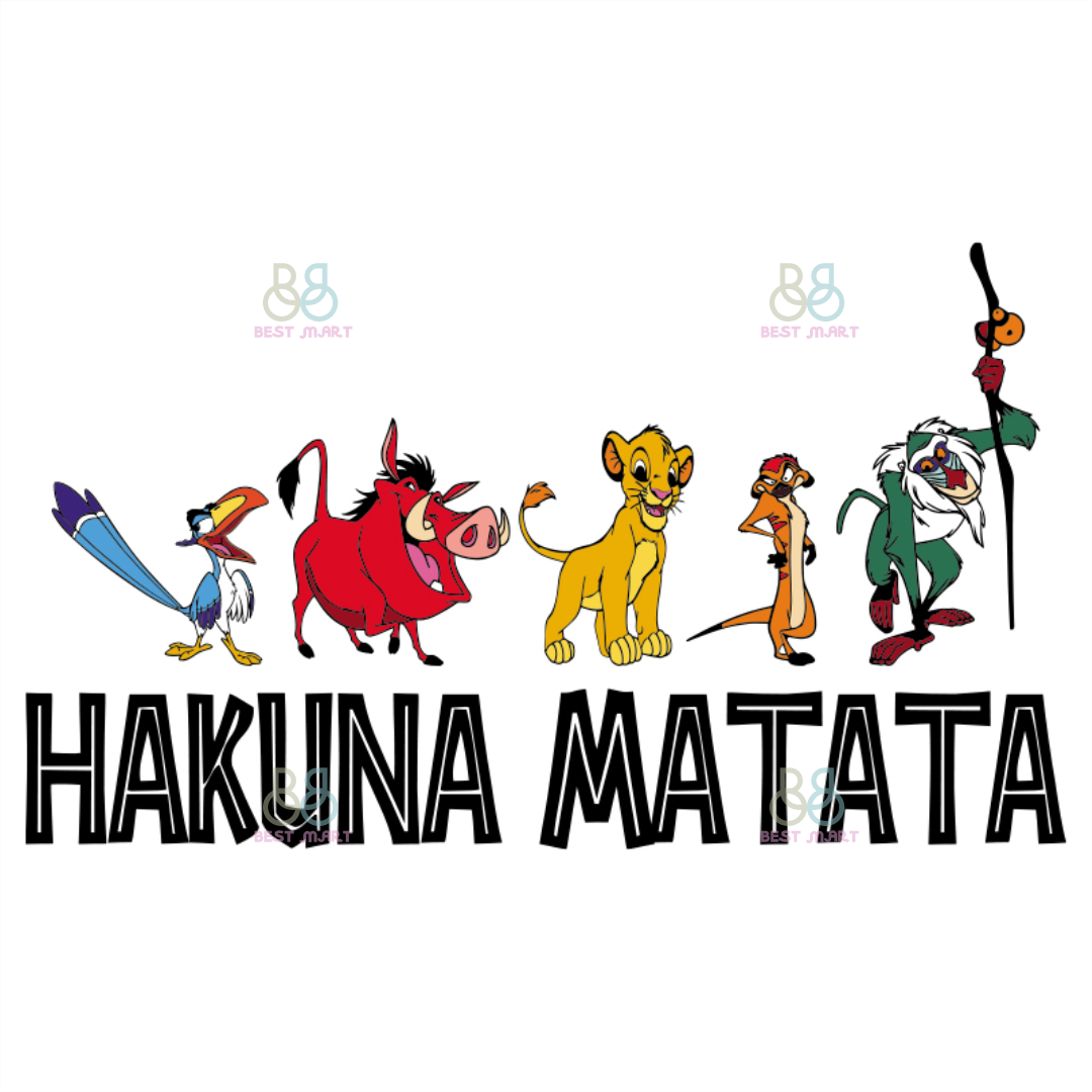 Hakuna Matata Svg, Disney Svg, Lion King Svg, Timon Svg, Zaz | Inspire ...