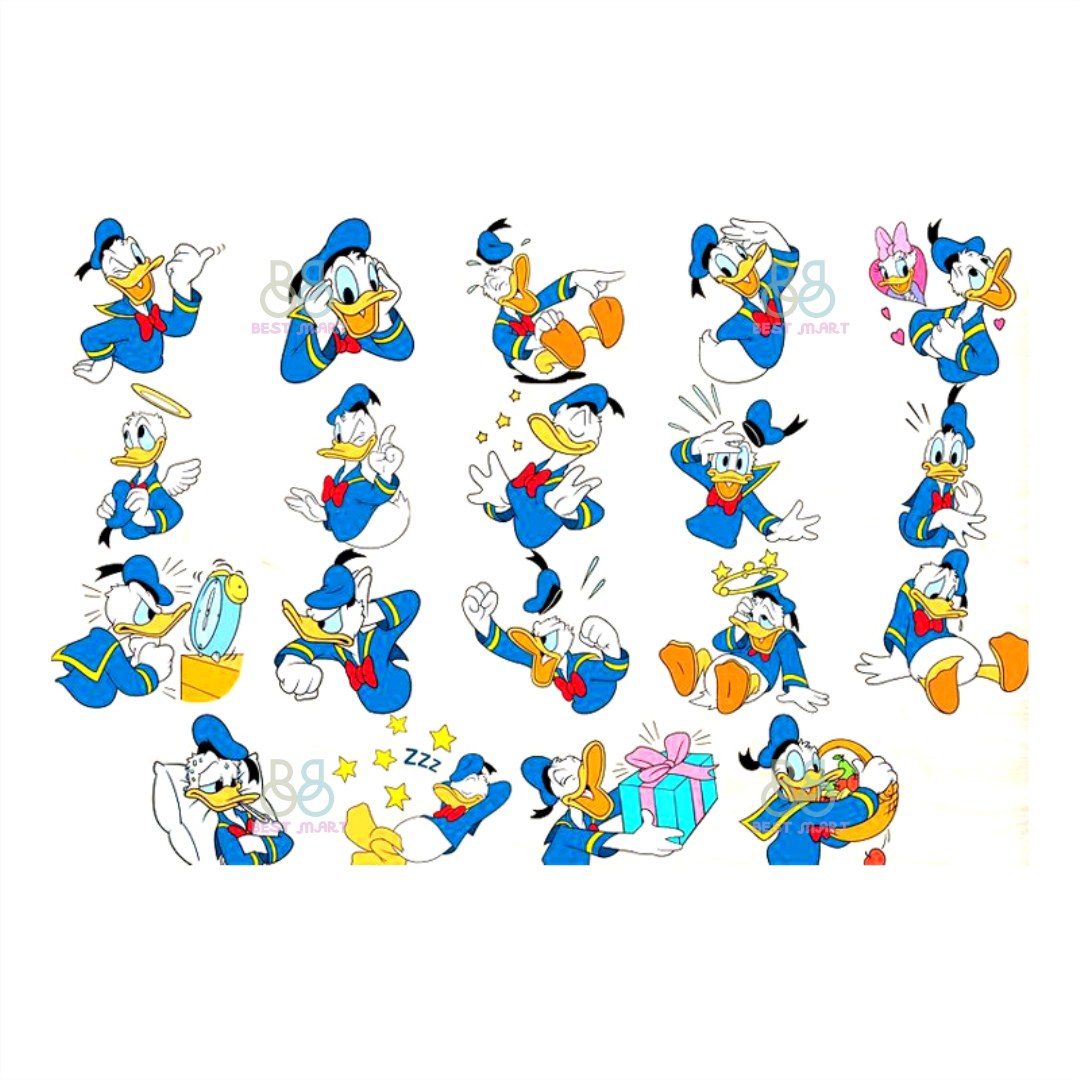Donald Duck Bundle Svg, Disney Svg, Donald Svg, Daisy Svg, D - Inspire ...