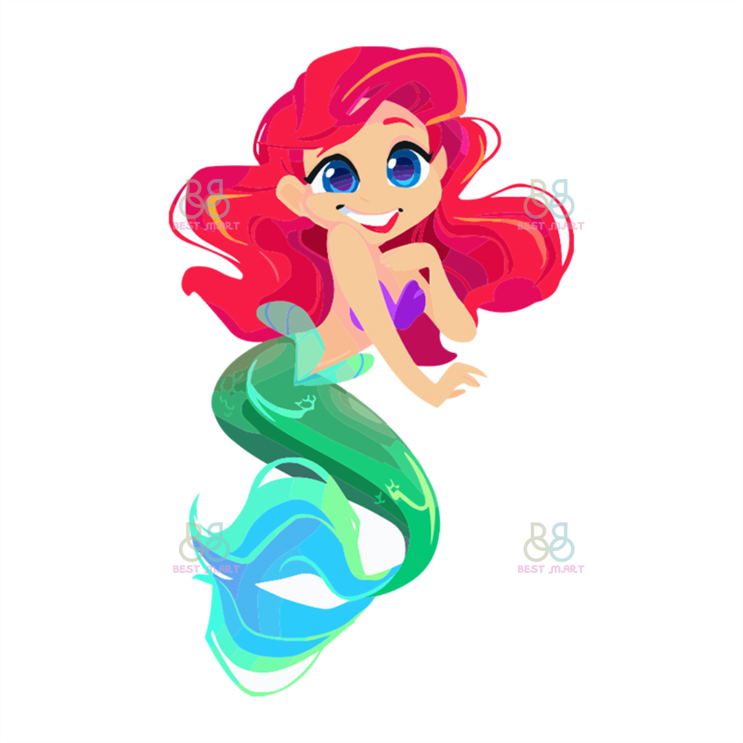 Ariel Mermaid Painting Svg, Disney Svg, Mermaid Svg, Ariel S | Inspire ...
