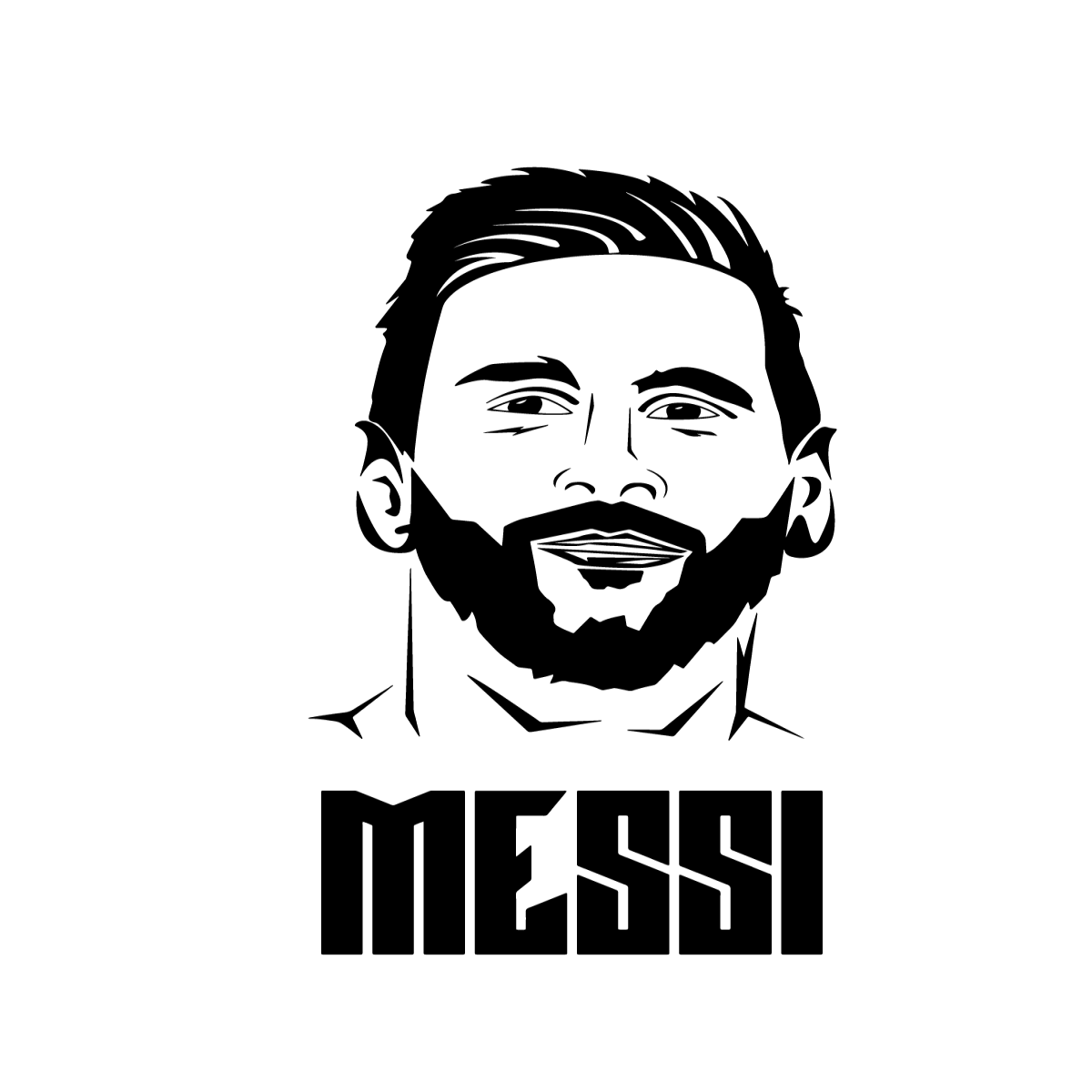 Lionel Messi Soccer Fifa World Cup Qatar SVG - Inspire Uplift